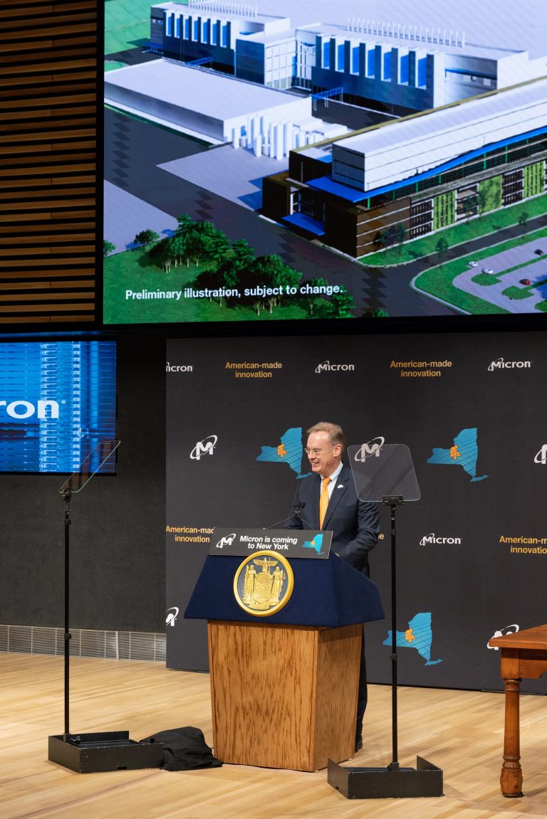 Syracuse University Hosts Micron Technology As Company Announces 100b
