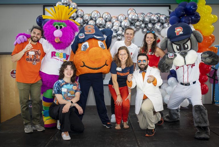 Otto the Orange Inducted into Mascot Hall of Fame - Syracuse University ...